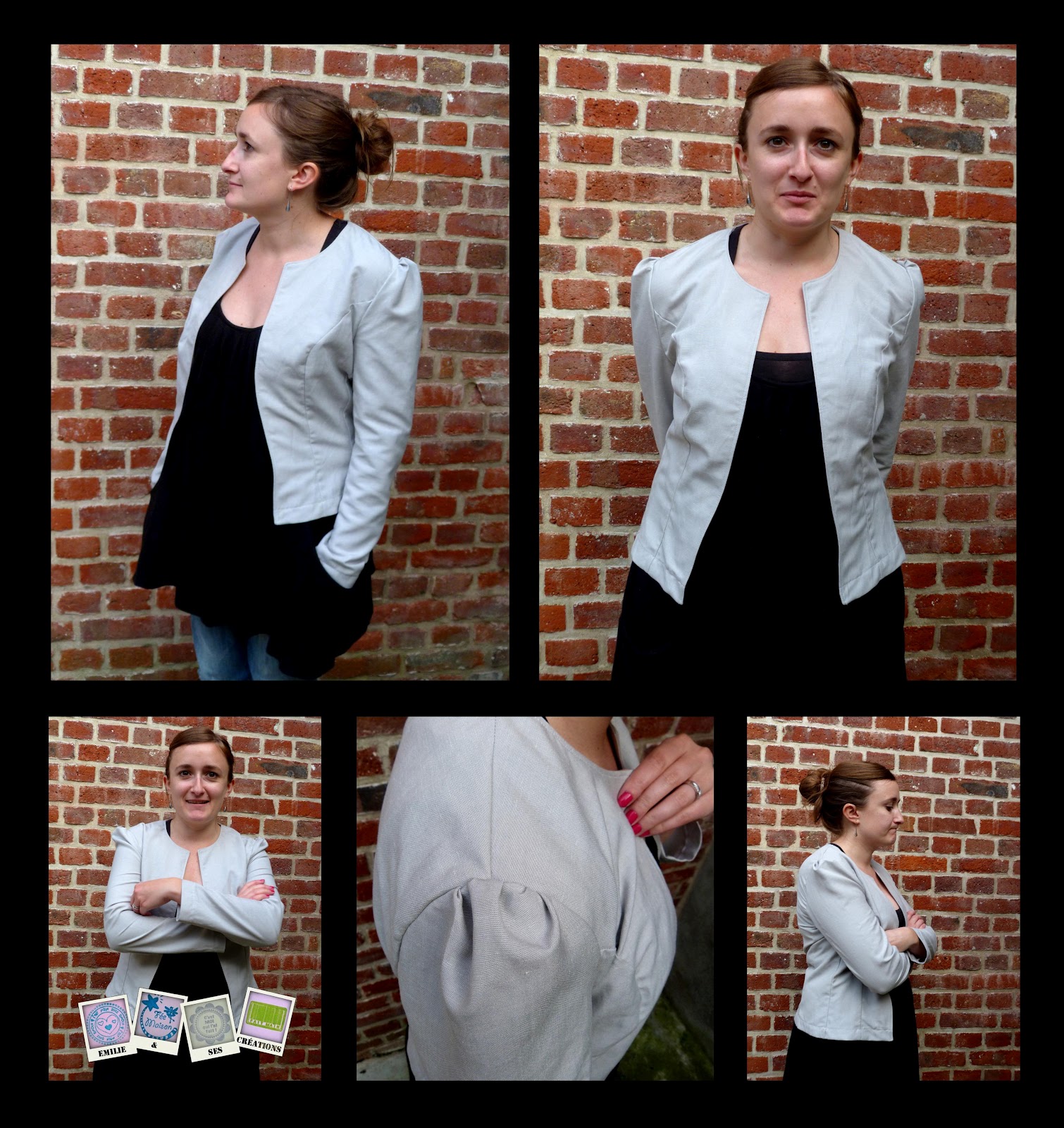 Emilie & ses créations: Veste H # Dressing Chic