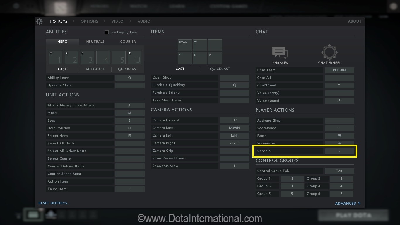vietsinhvienit: hot key dota