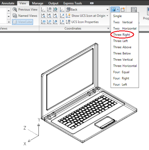 Mengenal Viewport Pada AutoCAD 2010
