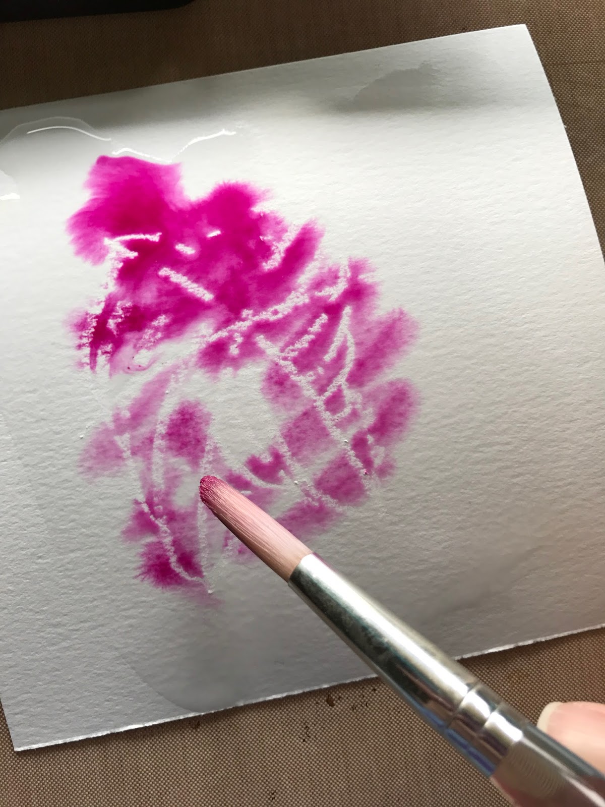 Alice Hendon: Crayon Resist, Art on a Shoe String