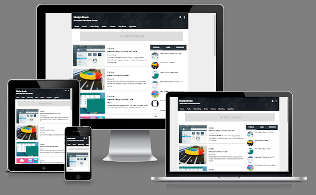 Masign Simple Responsive Material Design Blogger Template - Test Zara ...