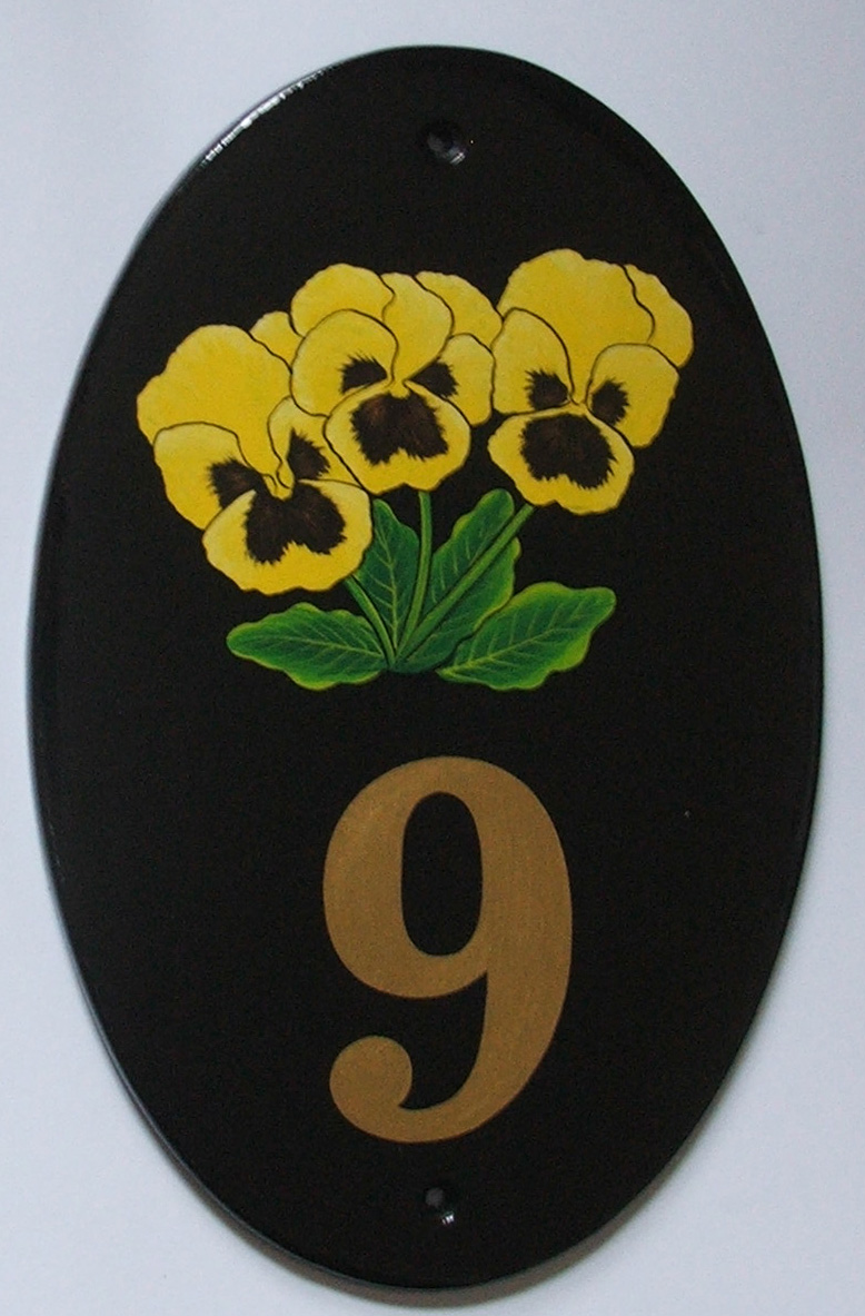 Hand Painted House Signs by Ceramic Art: Hand Painted Ceramic Signs ...