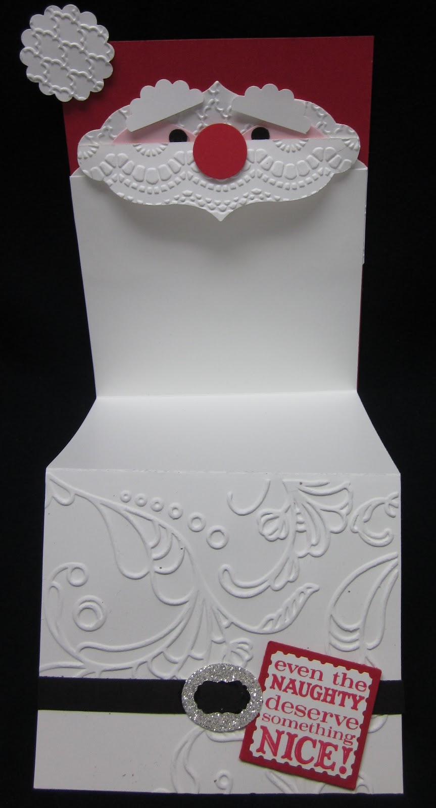 Suz's Stampin Spot: Santa Card