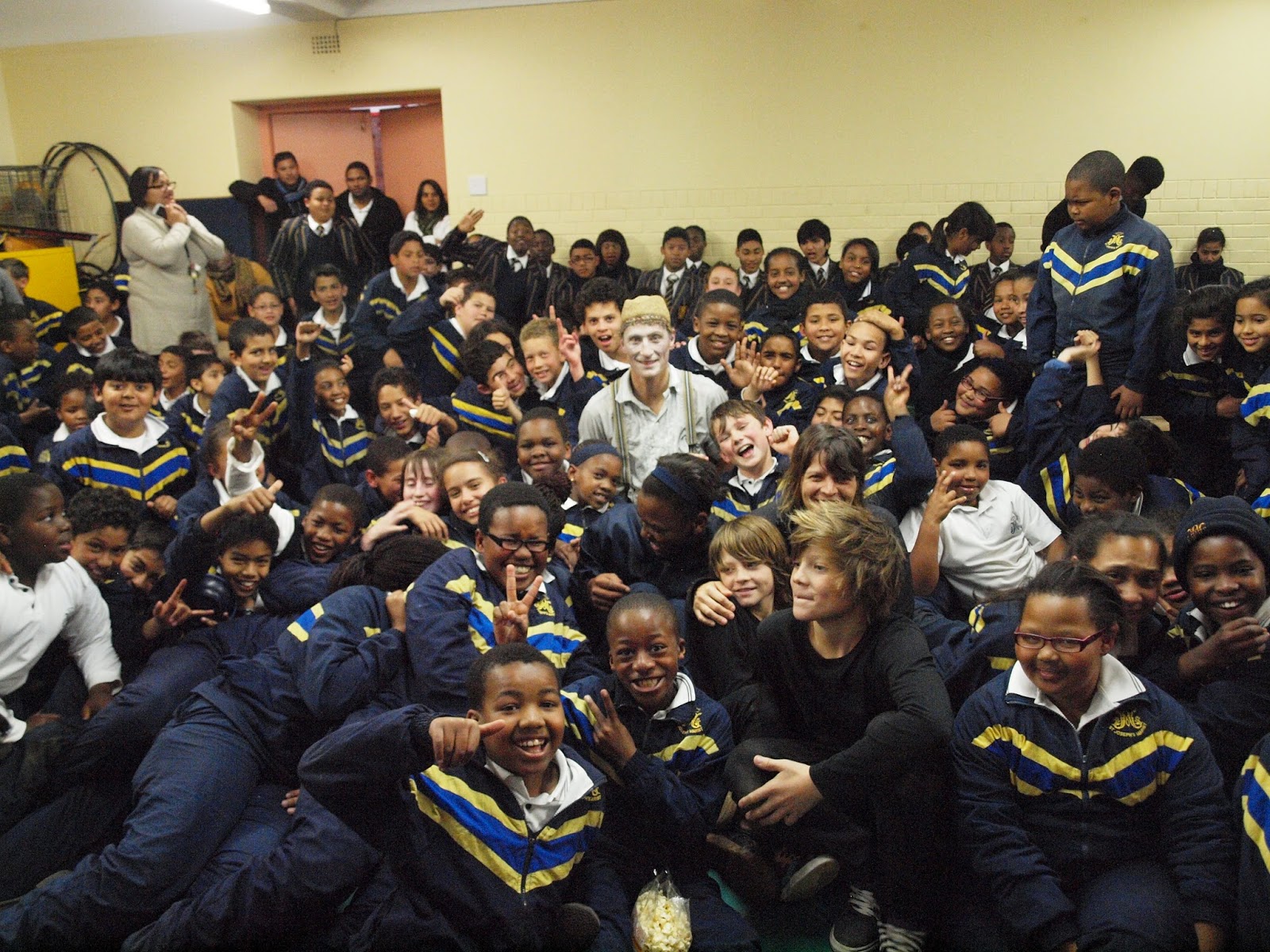 Markus Schmid, International Mime artist has the children of St Joseph ...