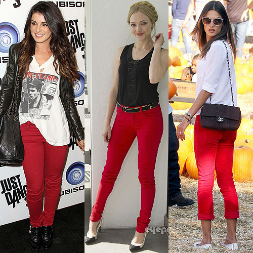 Ask Away Blog: Red Denim - An Obvious Statement