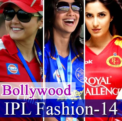 Indian Female Celebrities Clothing Fashion in IPL Season 2014 ~ She9 ...