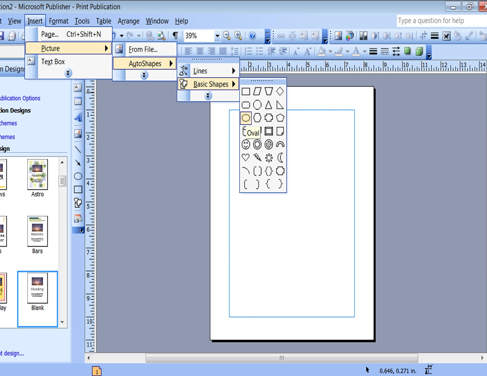 Make Patterned Papers with Shapes and Clipart in Publisher