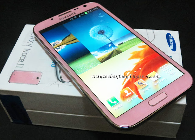 belog tiafazunia: Samsung Galaxy Note II Warna Pink!
