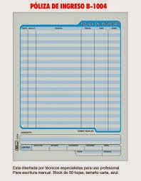 La Teoria Contable Para la Vida: SISTEMA DE PÓLIZAS