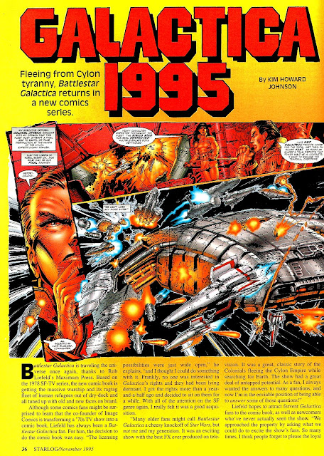 STARLOGGED - GEEK MEDIA AGAIN: 1995: MAXIMUM PRESS REVIVE BATTLESTAR ...
