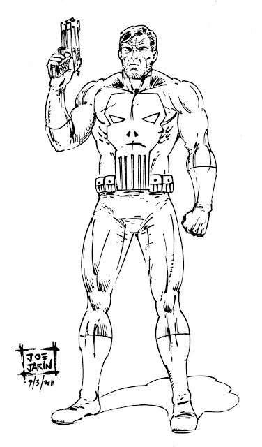 The Comic Book Art of Joey Jarin: How 'I' Draw The Punisher