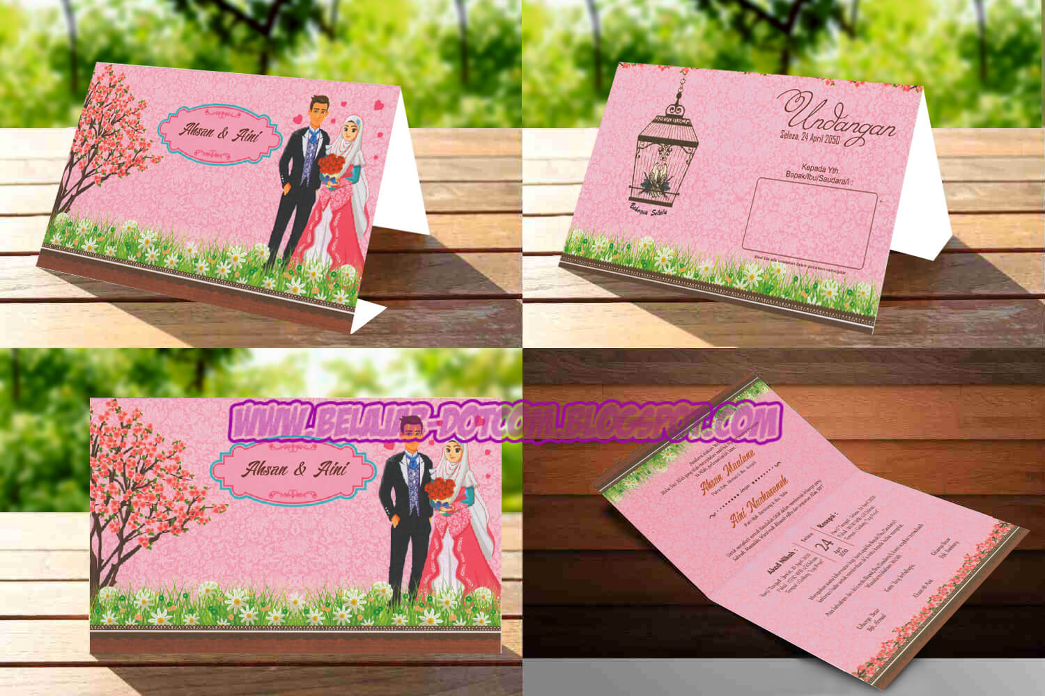 Download Settingan Blanko Undangan ERBA Lengkap Format Cdr - SIAP UJIAN