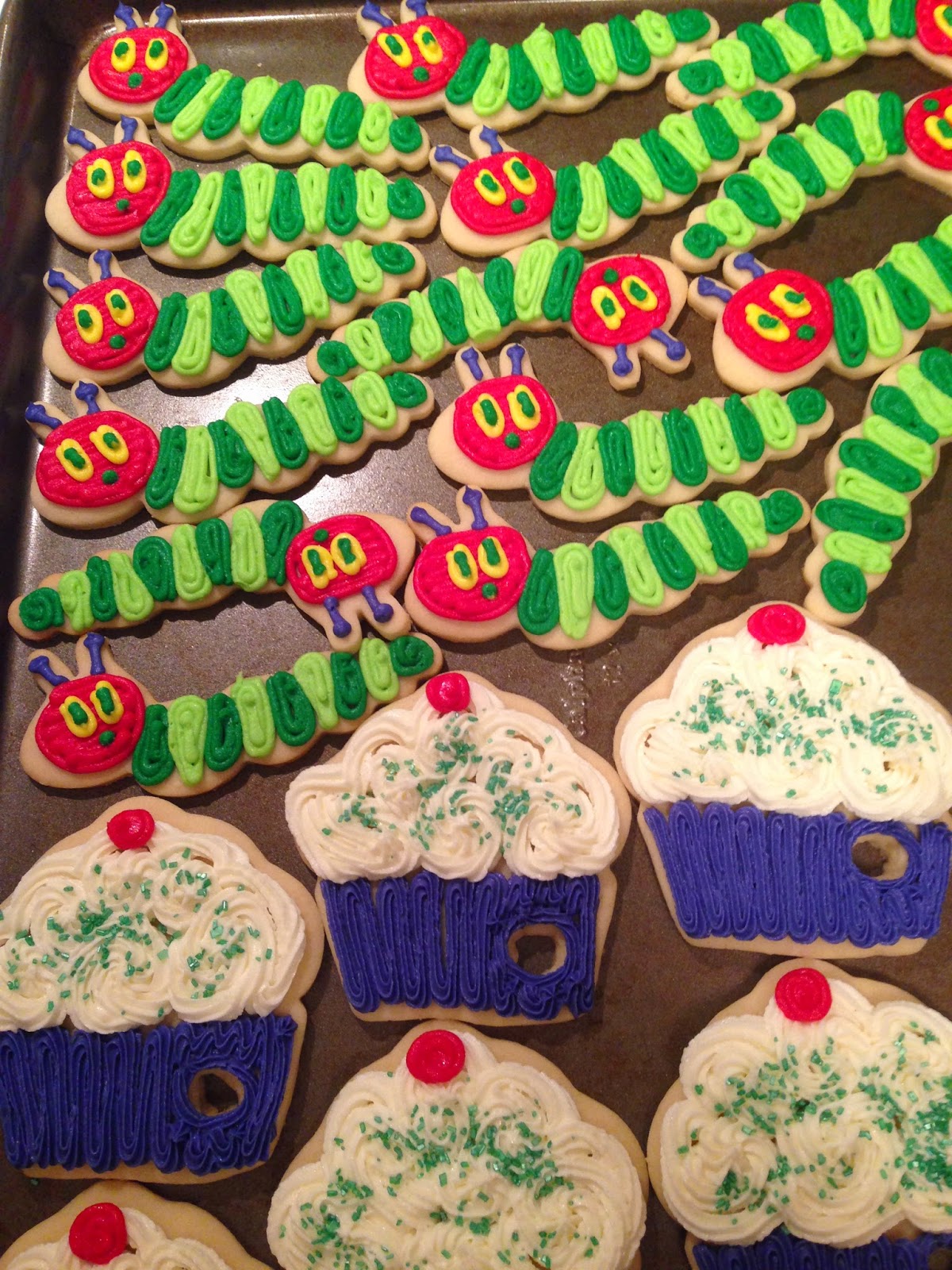 Seatown Sweets: The Very Hungry Caterpillar Cookies
