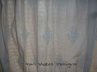 Iron Violet Designs: Drop Cloth Curtains