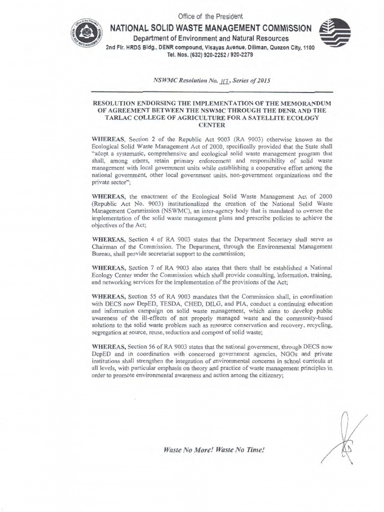 republic act 9003 - philippin news collections