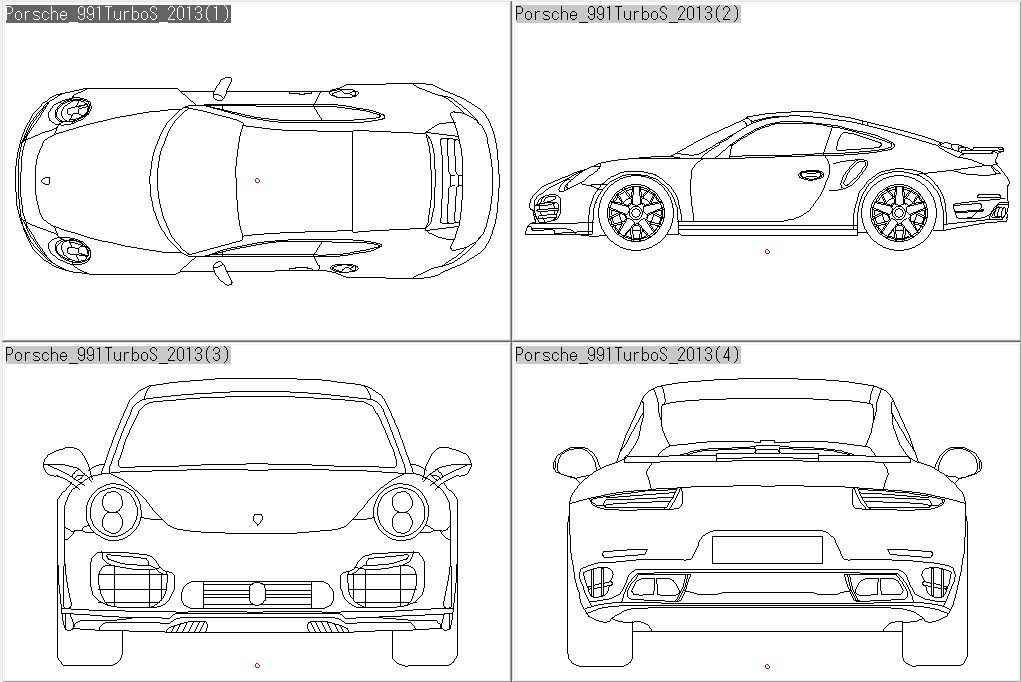 MISCELLANEOUS DATA STORAGE 2 for CAD Drawings: [JWS/DWG] Porsche 991 ...