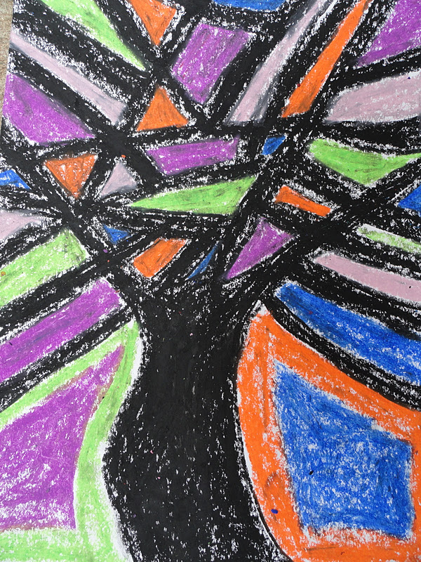 SINKING SPRINGS ART: Abstract Trees Inspired by Piet Mondrian