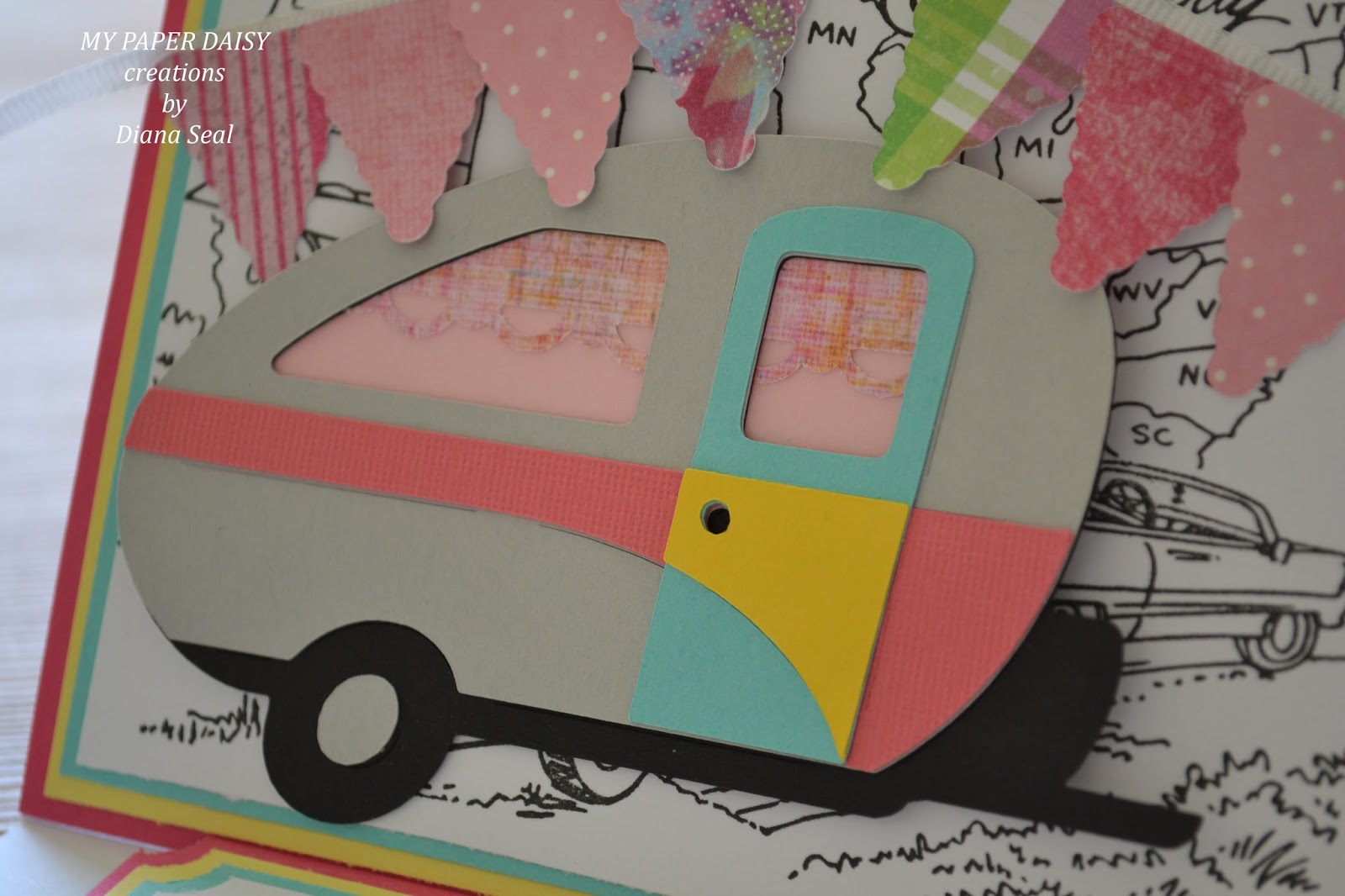 My Paper Daisy: A Happy Camper Retirement Card!