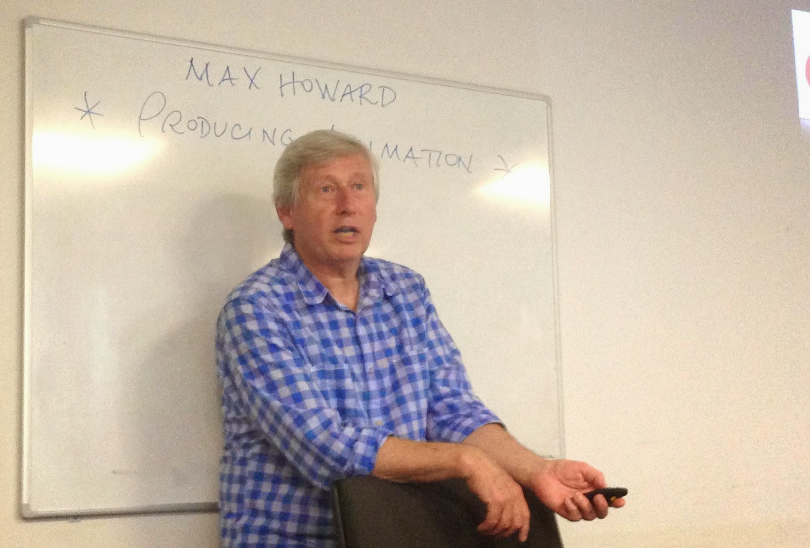 Bucks Animation Blog: Max Howard Teaches our Students How to Produce a ...