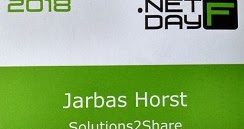Jarbas Horst: Dotnet Day Franken 2018 - Recap