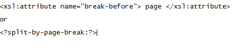 Oracle Experience: XML Publisher RTF template Page Break