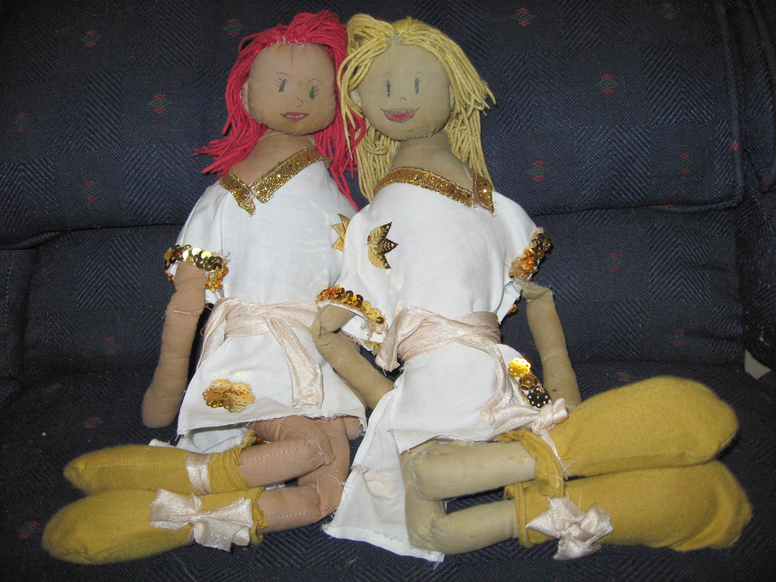 My current collection of miniature ABBA costumes...