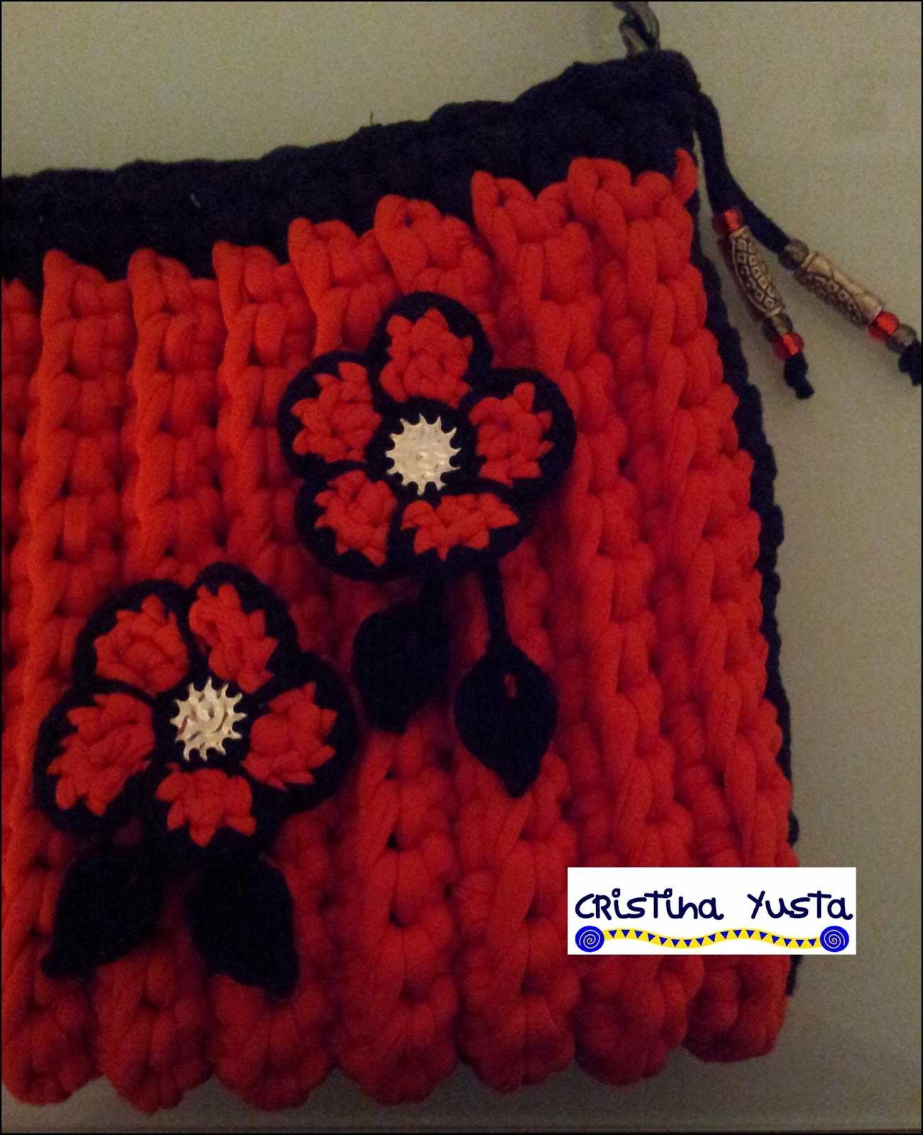 La vida a ganchillo...: Bolso de trapillo