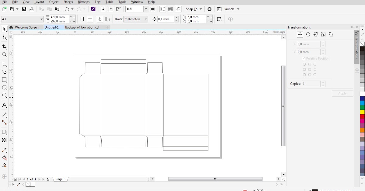 Tutorial Desain dus Packing dengan Mika
