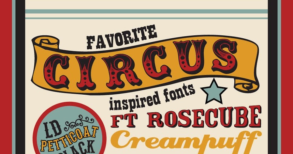 Fontaholic: Love Circus Fonts!