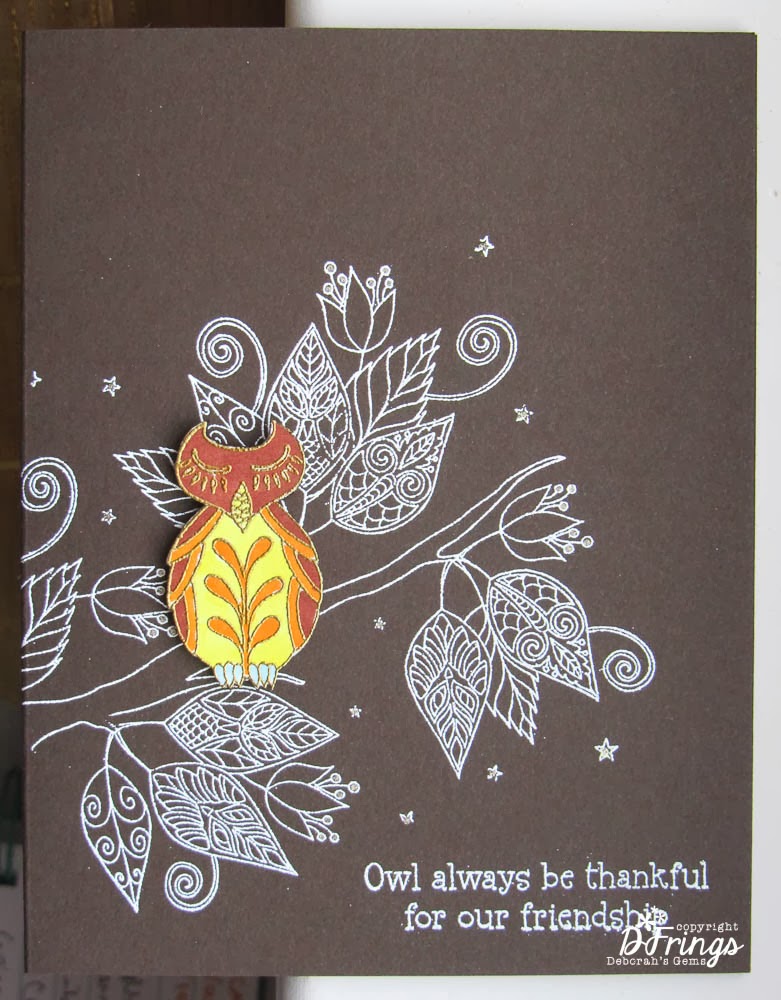 Deborah's Gems: Owl be thankful ...