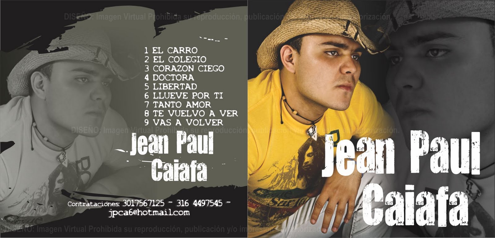 Cantante Jean Paul Caiafa