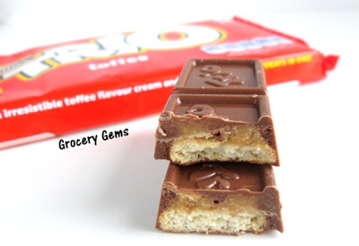 Grocery Gems: It's Back! TRIO Toffee Chocolate Biscuit Bar