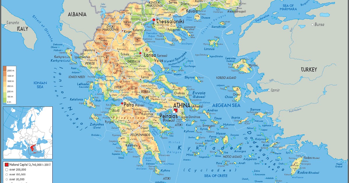 Grécia | Mapas Geográficos da Grécia ~ Enciclopédia Global™