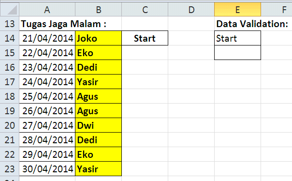 Tips-tips Rumus Excel: Membuat Data Angka dan Teks Secara Acak