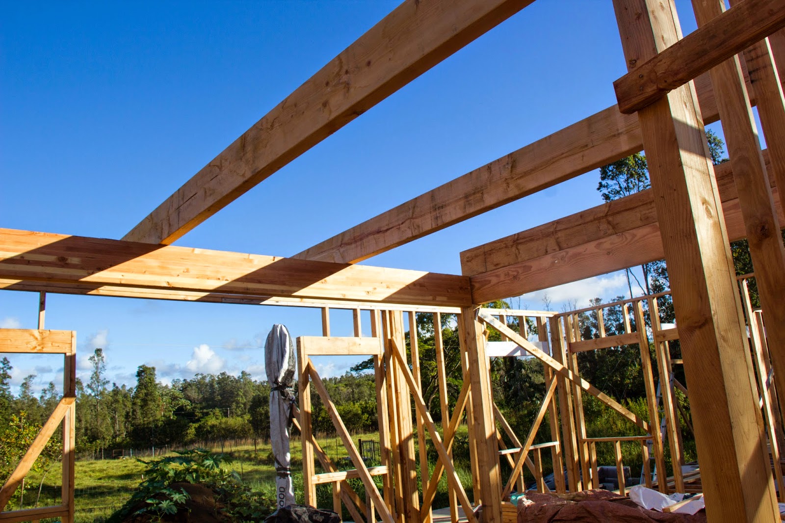 Big Island Living: Beam raising