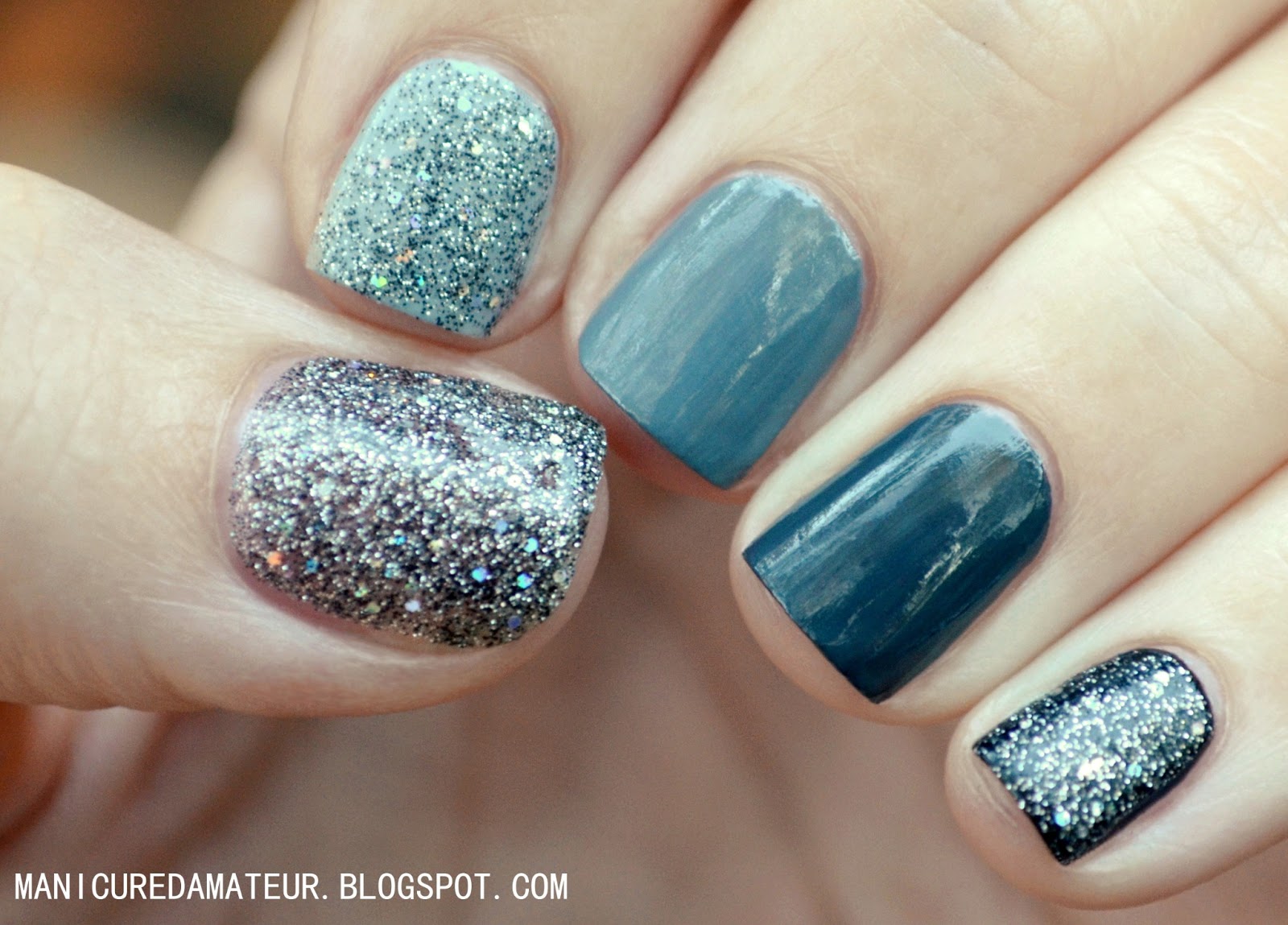 The Manicured Amateur: L.A. Girl Ombre Gradient Mini Polish Set Review