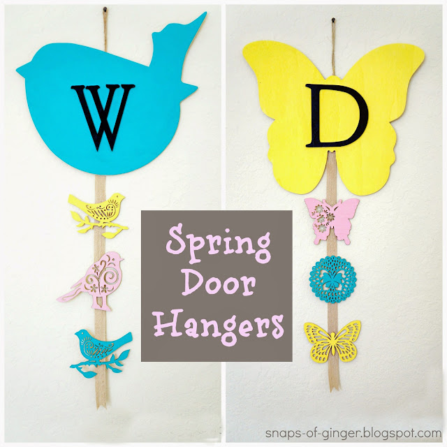 Snaps of Ginger: Spring Door Hangers