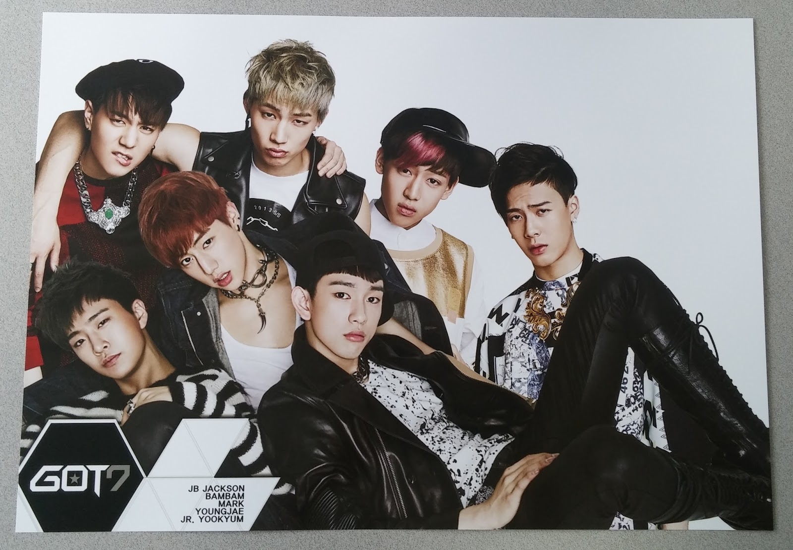 Hyuny's Collection: GOT7 Photo Poster A3 Bromide KPOP Star Gift Hard ...
