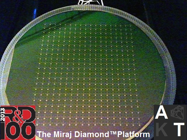 Diamond on silicon chips are running at 100 Gigahertz and can also make ...