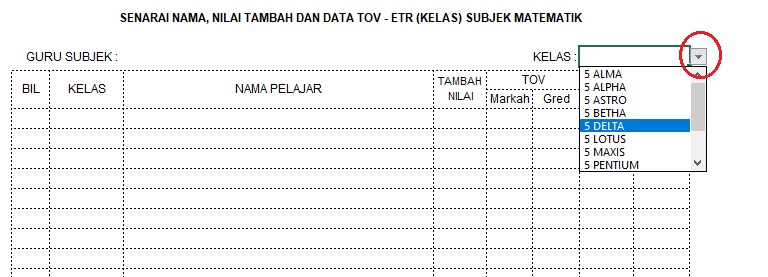 Pakej EForm HeadCount Ketua Panitia (HCKP)