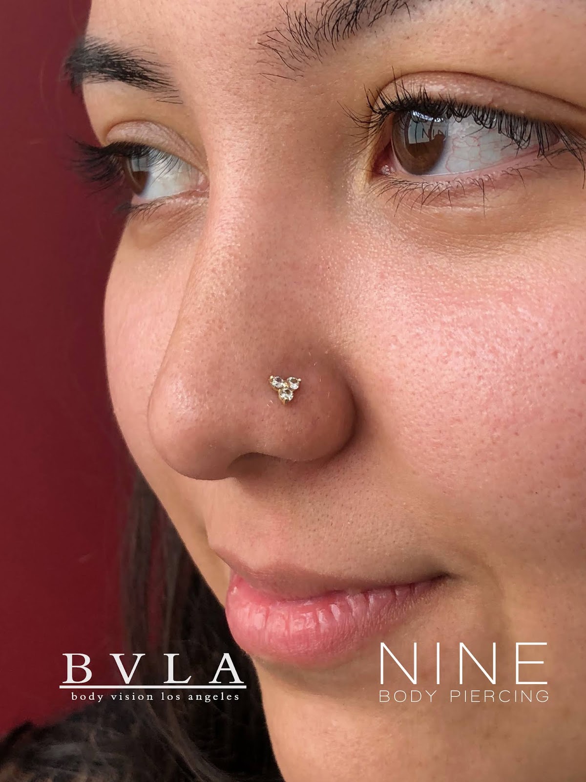 NINE BODY PIERCING BLOG: BVLA Yellow Gold Tri Prong Cluster Cubic ...