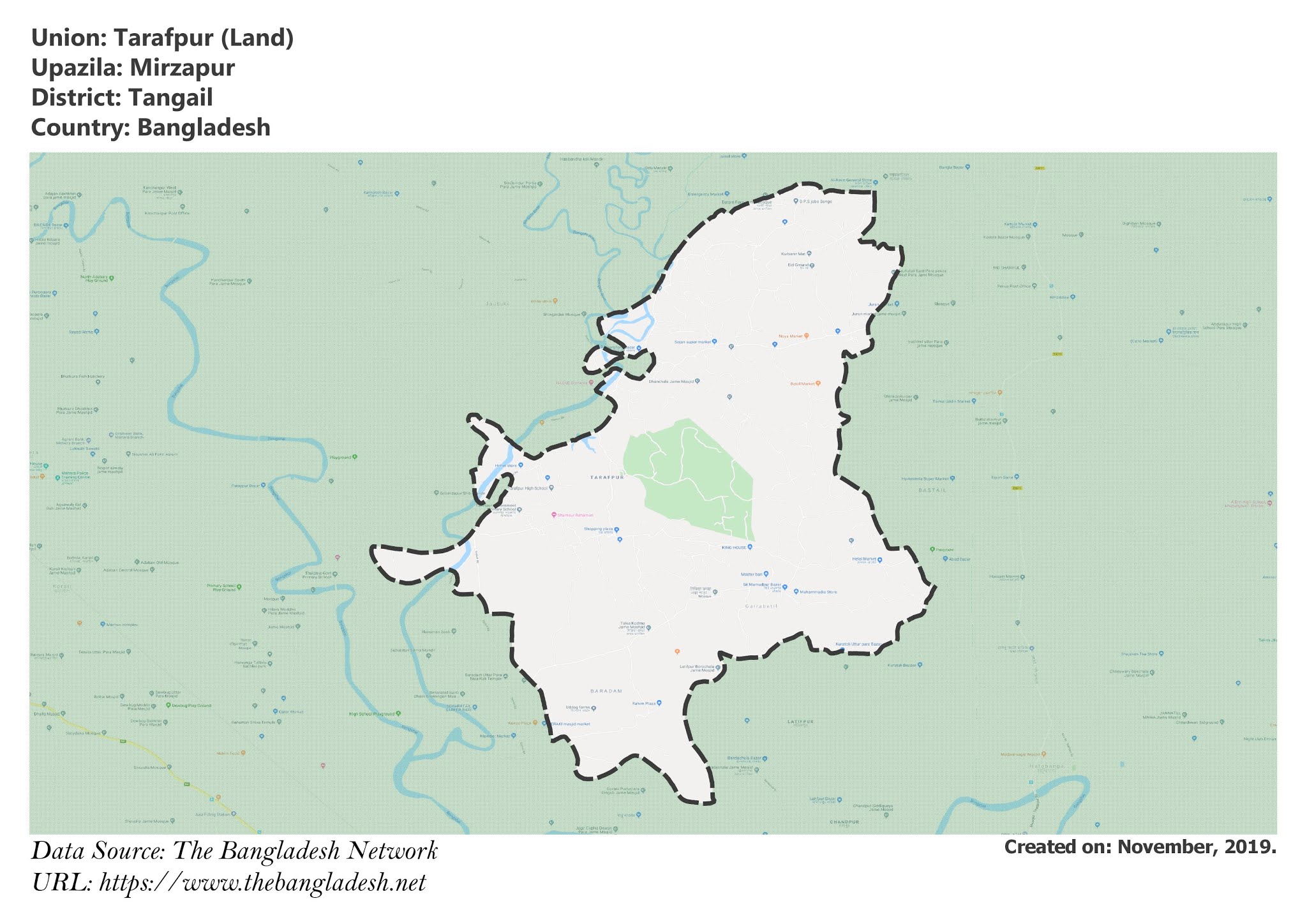 Tarafpur Union, Tangail