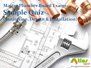 Master Plumber: Sample Quiz 1 - Sanitation, Design & Installation ...