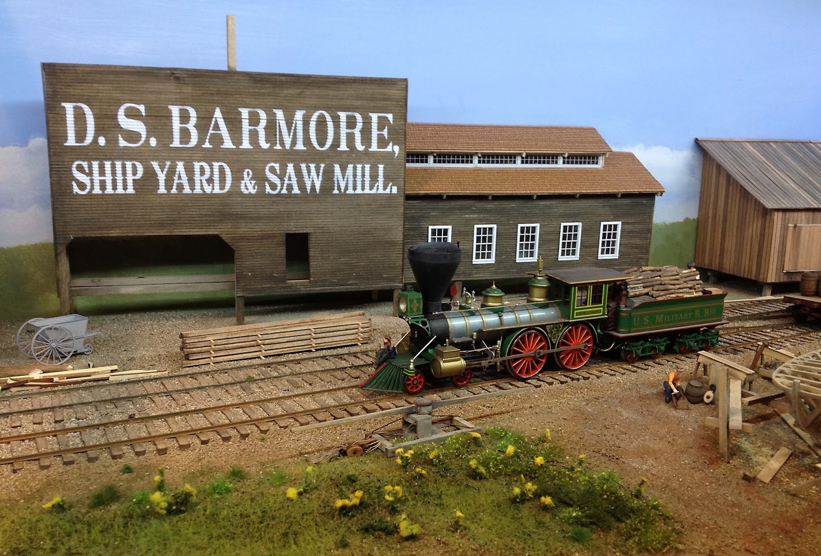 USMRR Aquia Line and other Model Railroad Adventures: Ship Yard and Saw ...