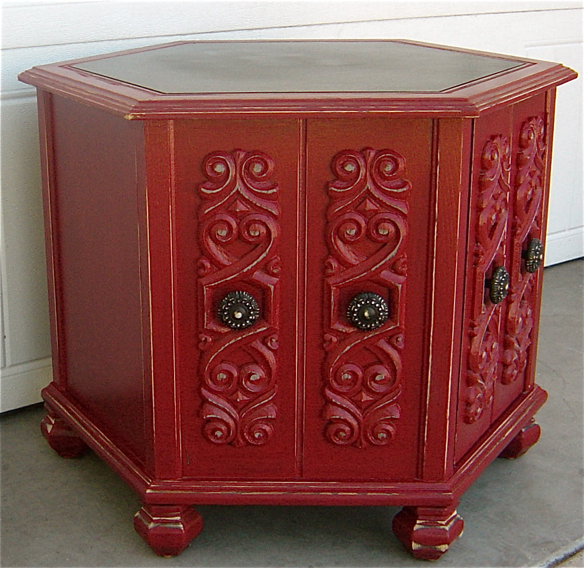 The Backyard Boutique by Five to Nine Furnishings: Barn Red Night Stand