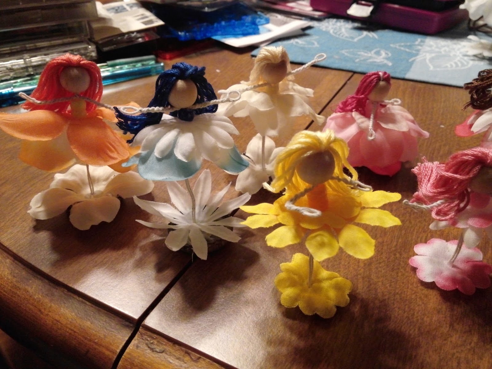 Sheryl's Crafting Corner: More Fairy Flower dolls