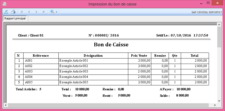Gestion Commerciale Pro BMS