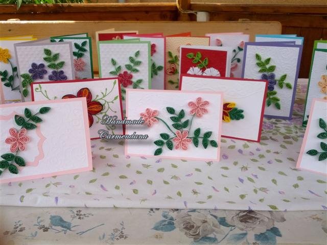 Felicitari handmade (realizate manual): Felicitari quilling