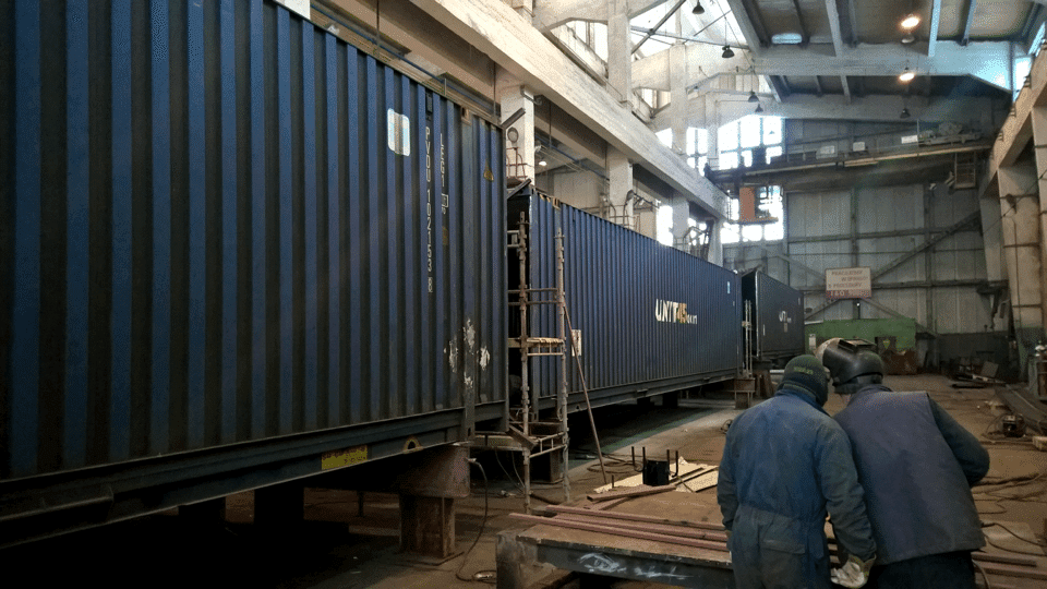 Shipping Container Homes & Buildings: Floating Shipping Container Home ...