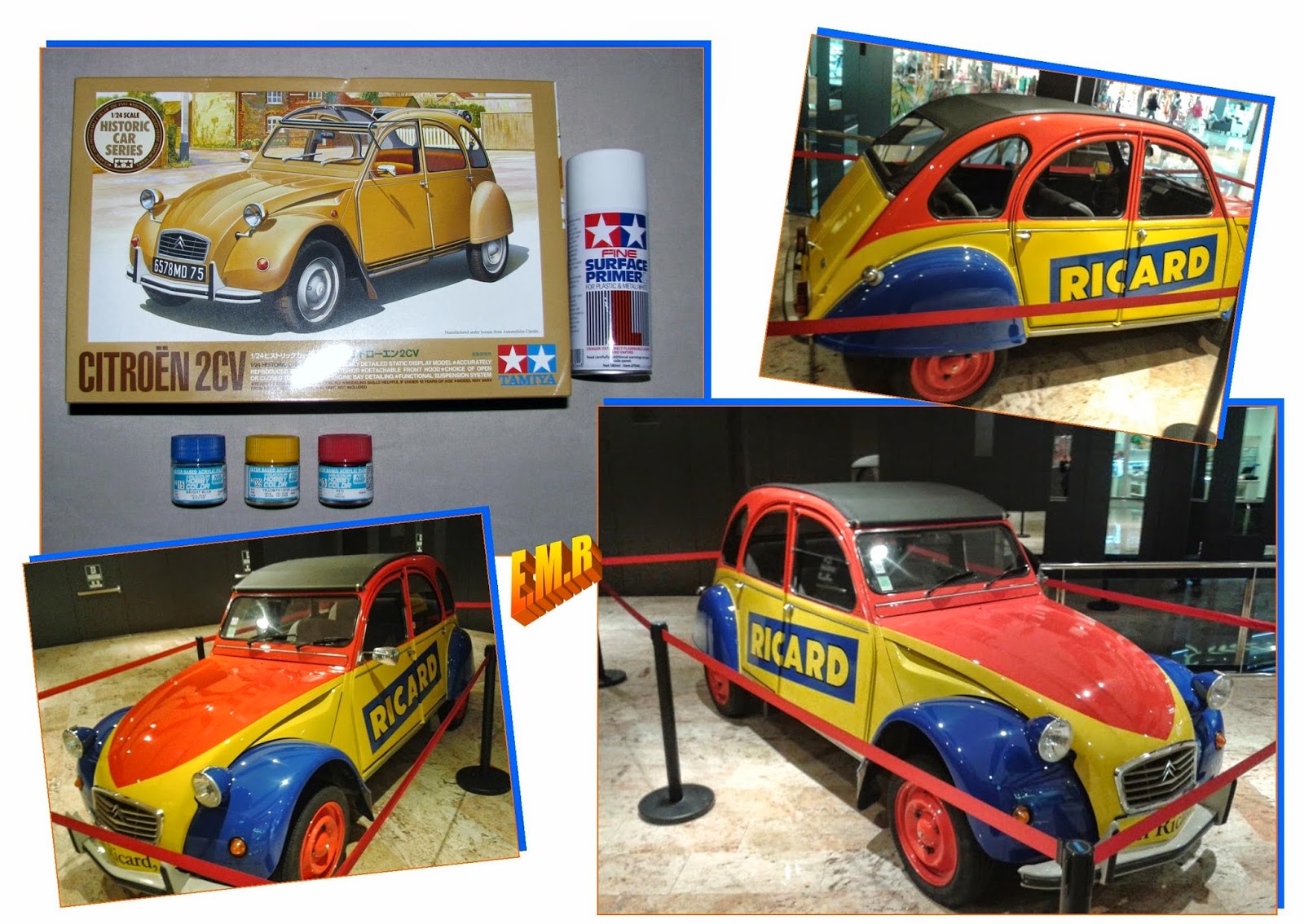 En Modèle Réduit: 2 CV "RICARD" Tamiya ech 1/24